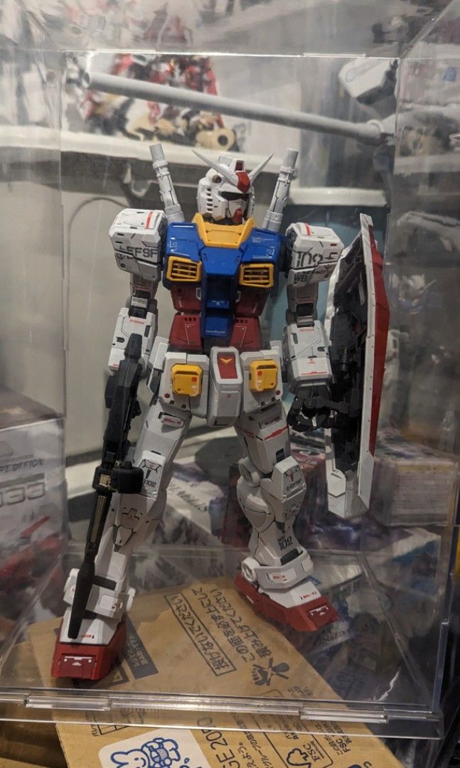 PG MG Gundam Acrylic Casing, Hobbies & Toys, Toys & Games on Carousell
