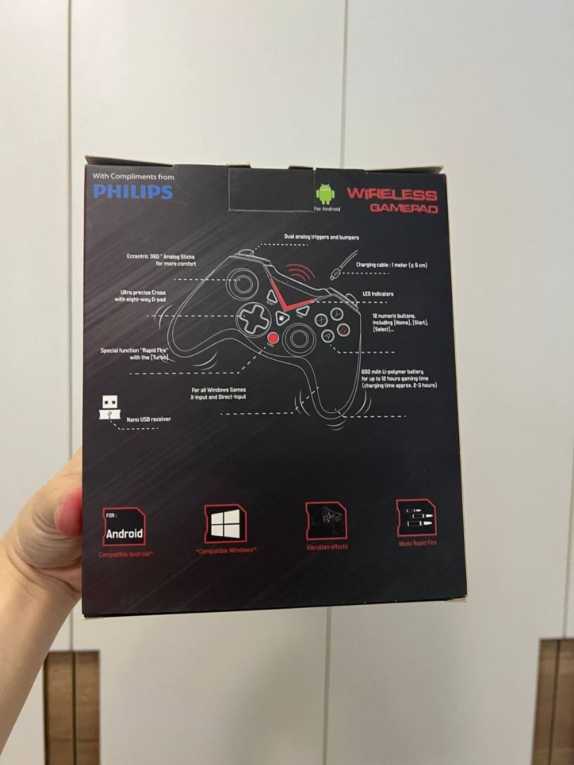 Philips GamePad wireless controller, Video Gaming, Gaming Accessories ...