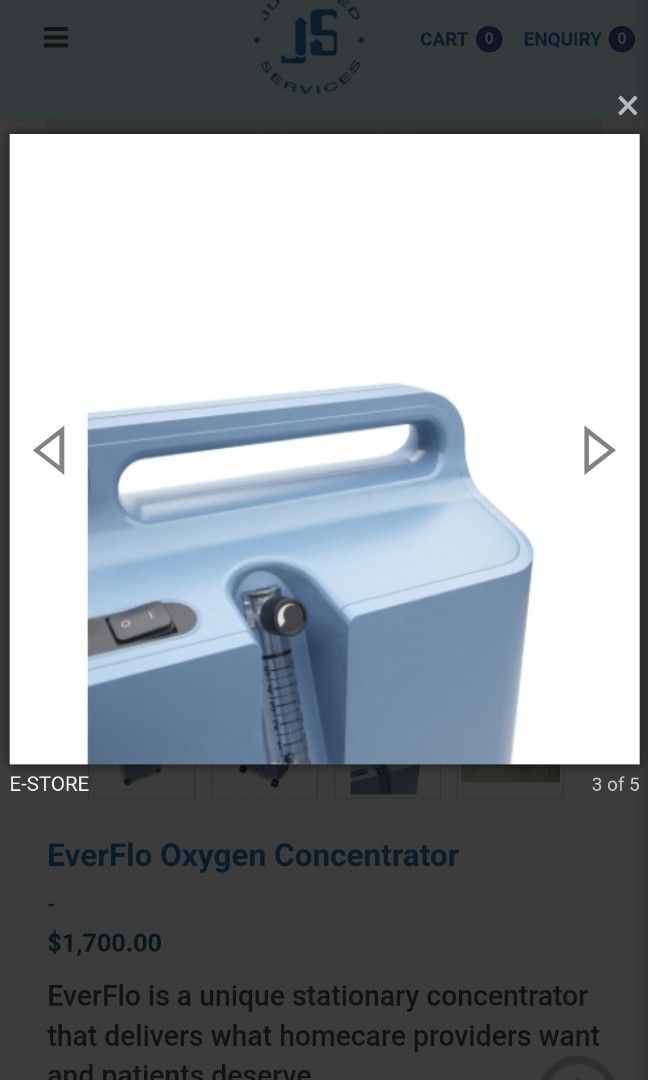 Philips Respironics EverFlo Oxygen Concentrator, Furniture & Home Living, Home Improvement ...