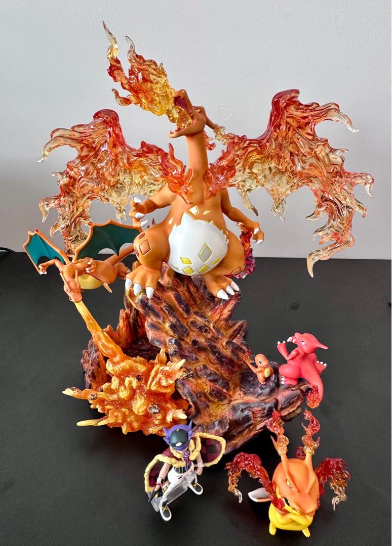 Pokemon Gigantamax Charizard plus Leon figure, Hobbies & Toys, Toys ...
