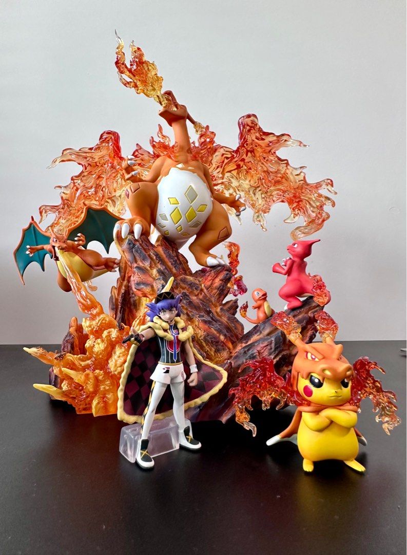Pokemon Gigantamax Charizard plus Leon figure, Hobbies & Toys, Toys ...