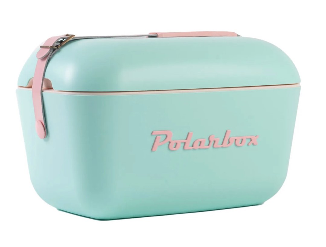 Polarbox Retro Cooler 12L Pastel Green, Furniture & Home Living ...