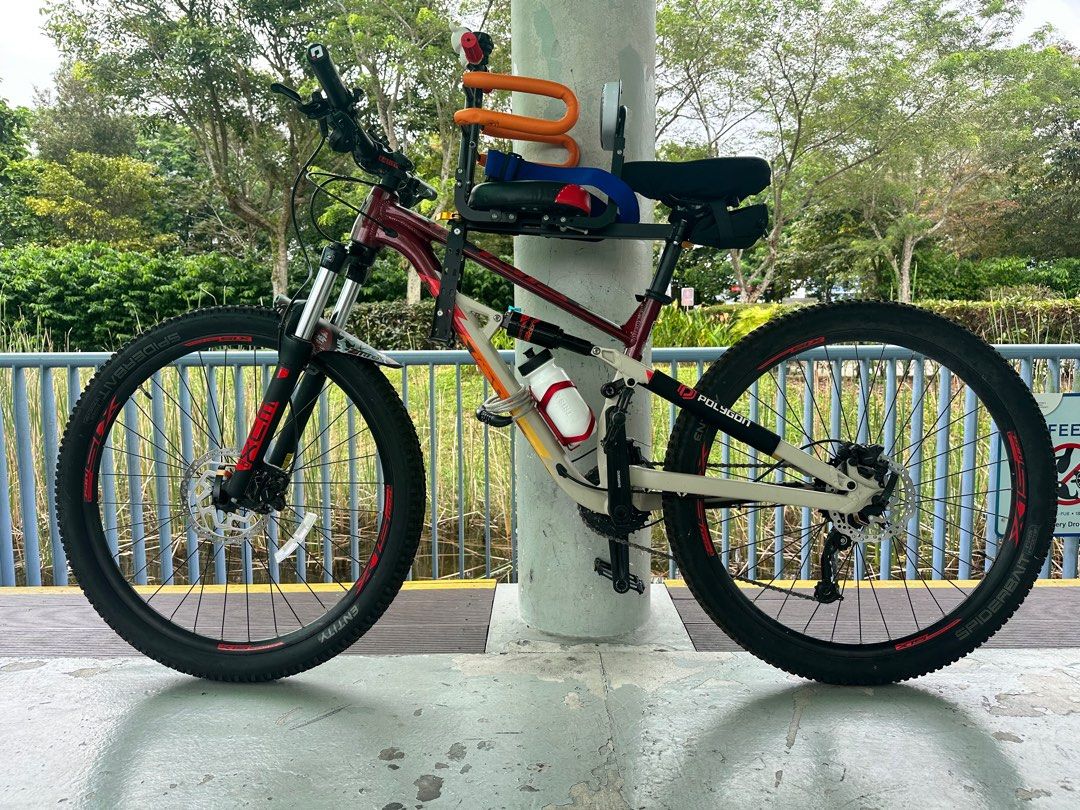 Polygon D5 Bicycle with child seat, Sports Equipment, Bicycles & Parts ...