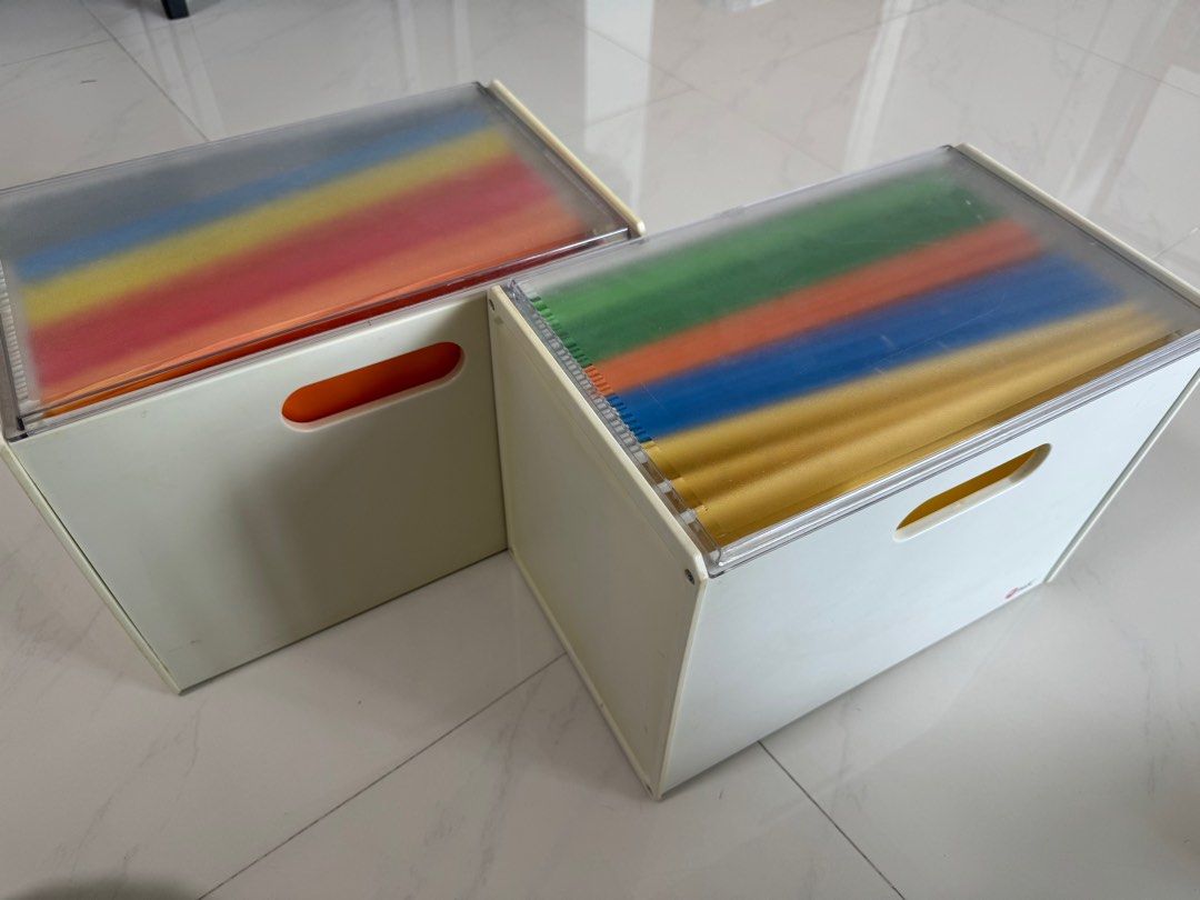 POP BAZIC A4 Orginazer box (white) complete with inner, Hobbies & Toys ...