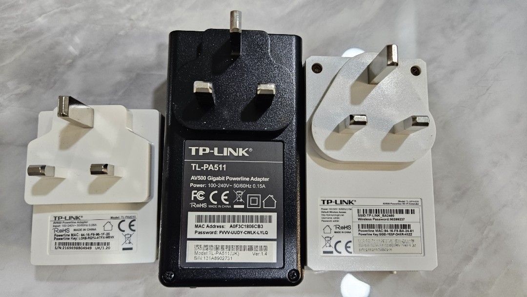 Powerline adapter, Computers & Tech, Parts & Accessories, Networking on ...