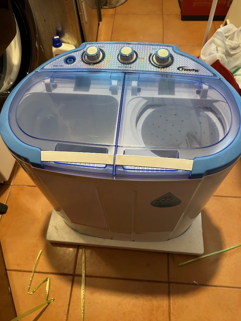 Powerpac 3kg mini washer washing machine, TV & Home Appliances, Washing ...