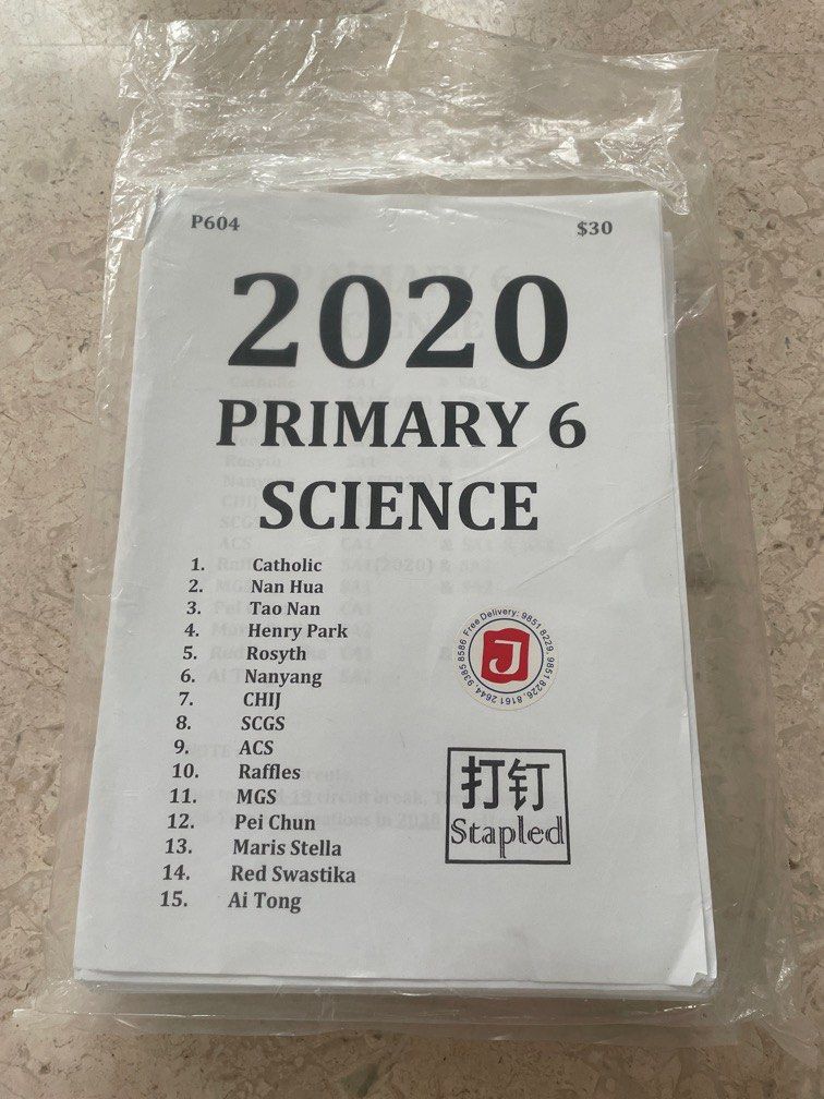 Primary 6 science practice papers 2020, Hobbies & Toys, Books ...