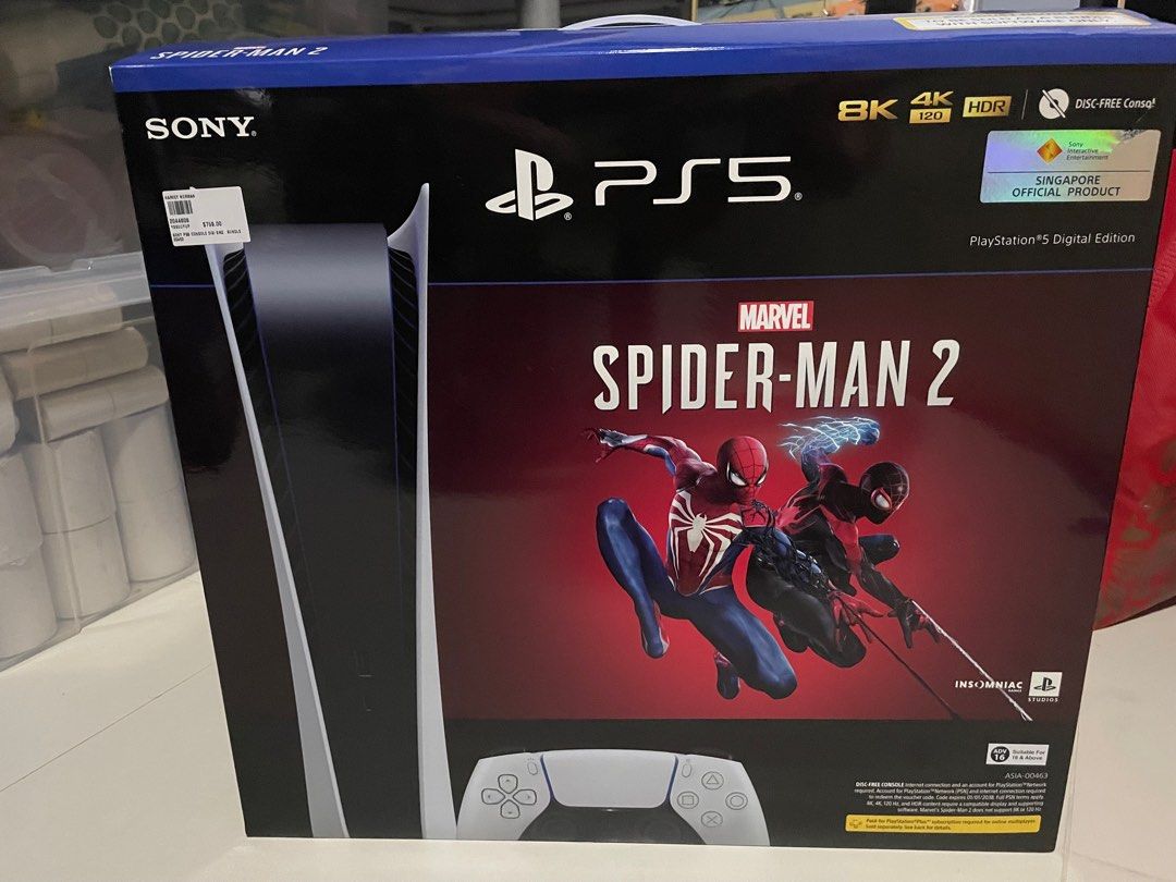 PS5 Digital Edition Console Digi SM2 Bundle, Video Gaming, Video Game ...