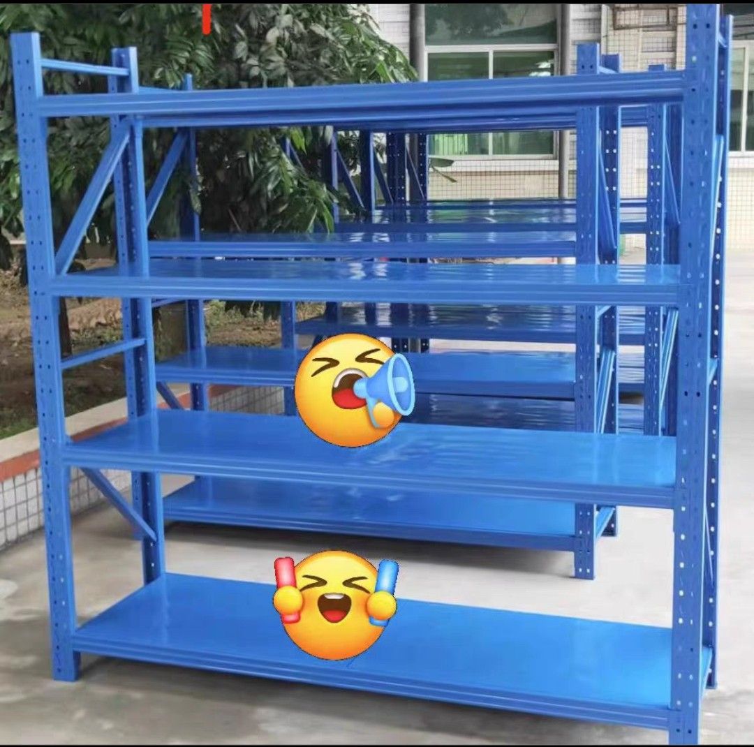 Rack heavy duty 3-layer Blue color max weight 300kg, Furniture & Home ...