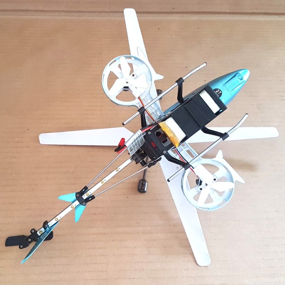 RC Flying Helicopter, F163 Fire Wolf Helicopter, Dual Side-Fly Mode, 4. ...