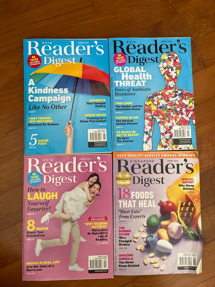 Readers Digest 2020, Hobbies & Toys, Books & Magazines, Magazines on ...