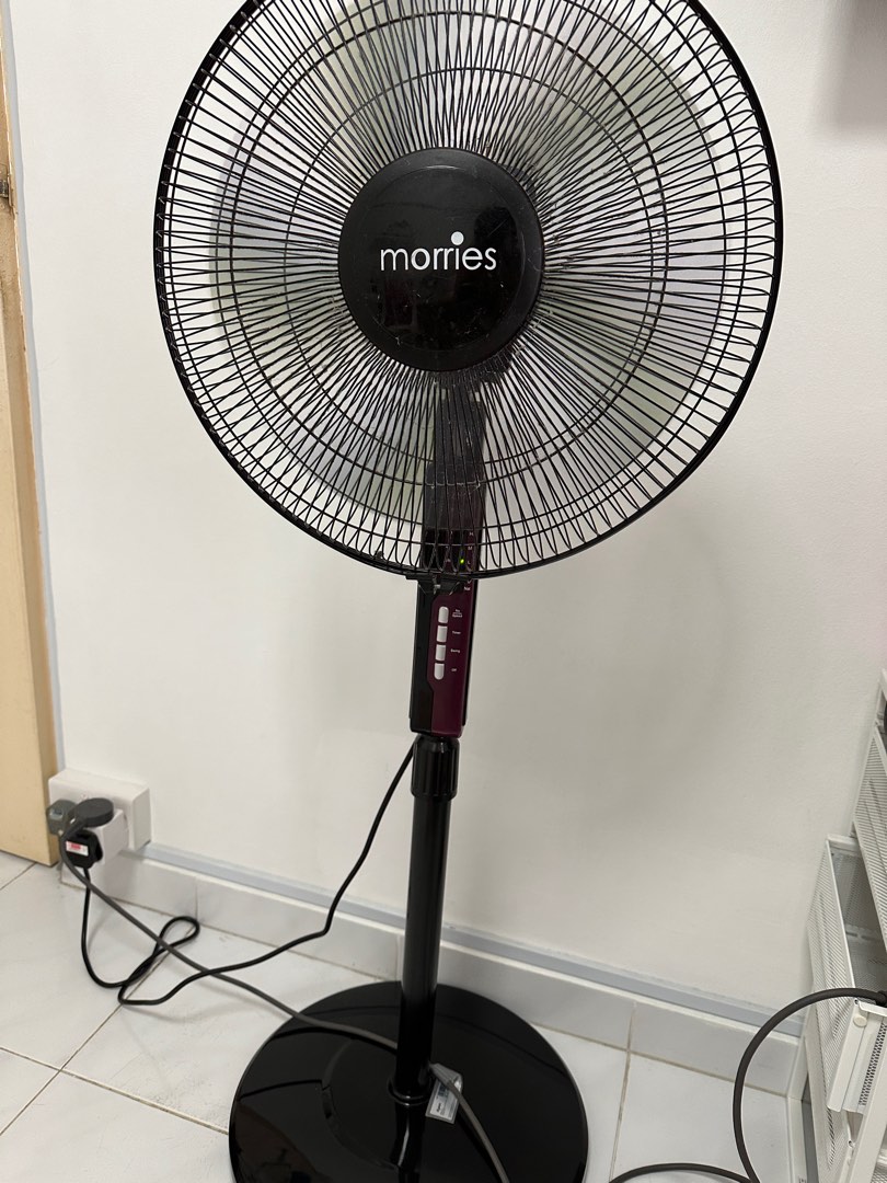 Remote control Morries Standing Fan., Furniture & Home Living, Lighting ...
