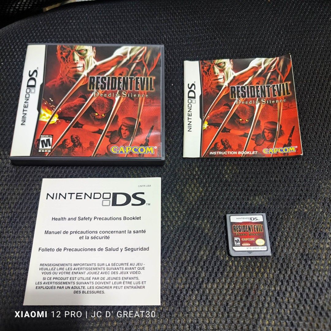 Resident Evil Deadly Silence DS Game Authentic, Video Gaming, Video ...
