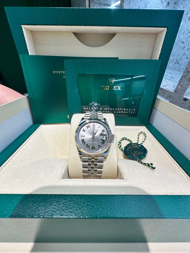 rolex 12/23 datejust Wimbledon 36mm Datejust 36 in Oystersteel and ...