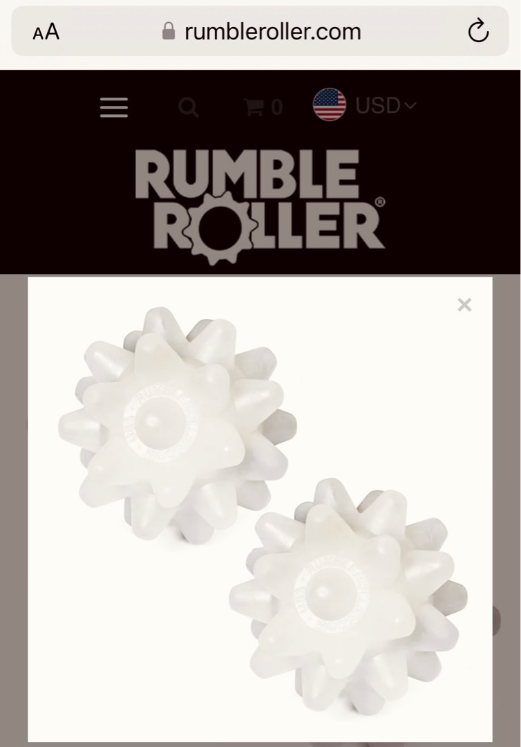 Rumble Roller Beastie Original Massage Ball, Health & Nutrition ...