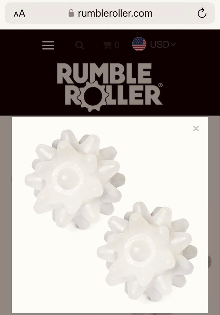 Rumble Roller Beastie Original Massage Ball, Health & Nutrition ...