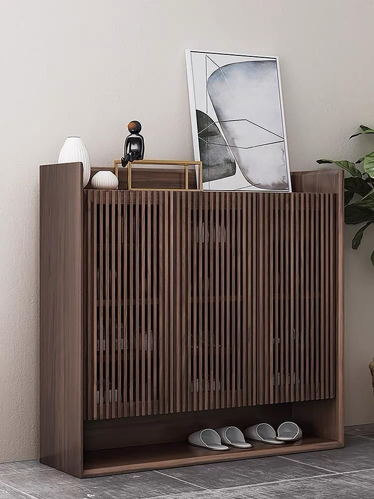 Rustic Solid Wood Shoe Cabinet STRUT, Furniture & Home Living ...