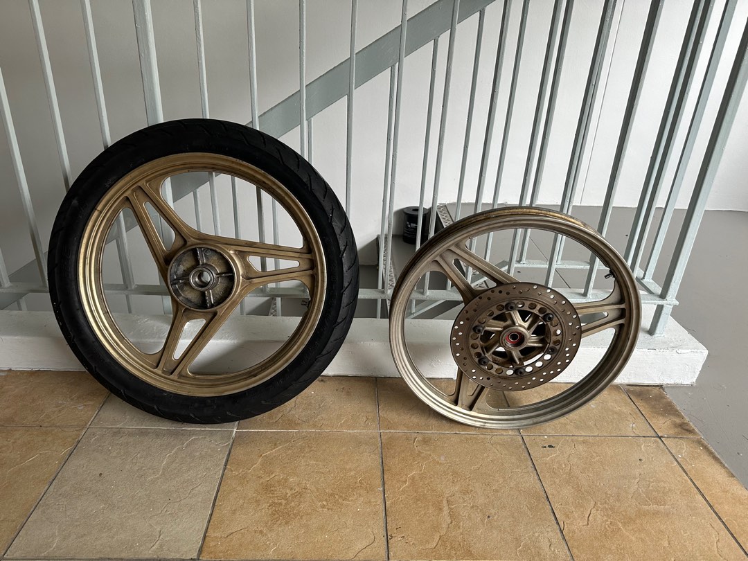 Rxz rim, Motorcycles, Motorcycle Accessories on Carousell