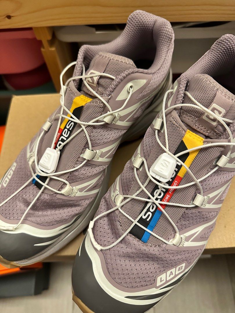 Salomon xt-6 Quail plum kitten vanilla ice hoka, 女裝, 鞋, 波鞋 - Carousell