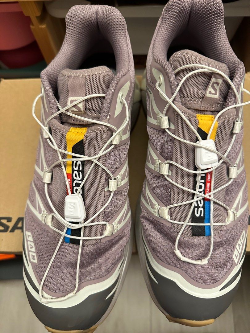 Salomon xt-6 Quail plum kitten vanilla ice hoka, 女裝, 鞋, 波鞋 - Carousell