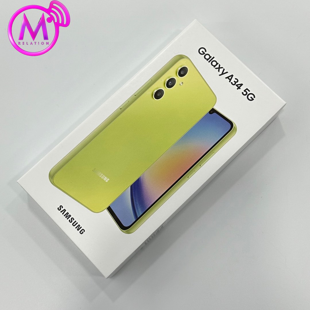 Samsung Galaxy A34 Awesome Lime 128GB, Mobile Phones & Gadgets, Mobile ...