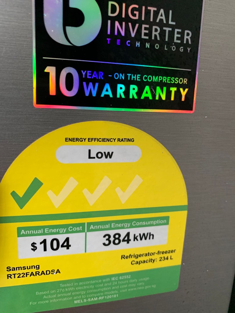 Samsung (RT25FARADSA/SS) 255L Top Mount Refrigerator - Silver, TV ...