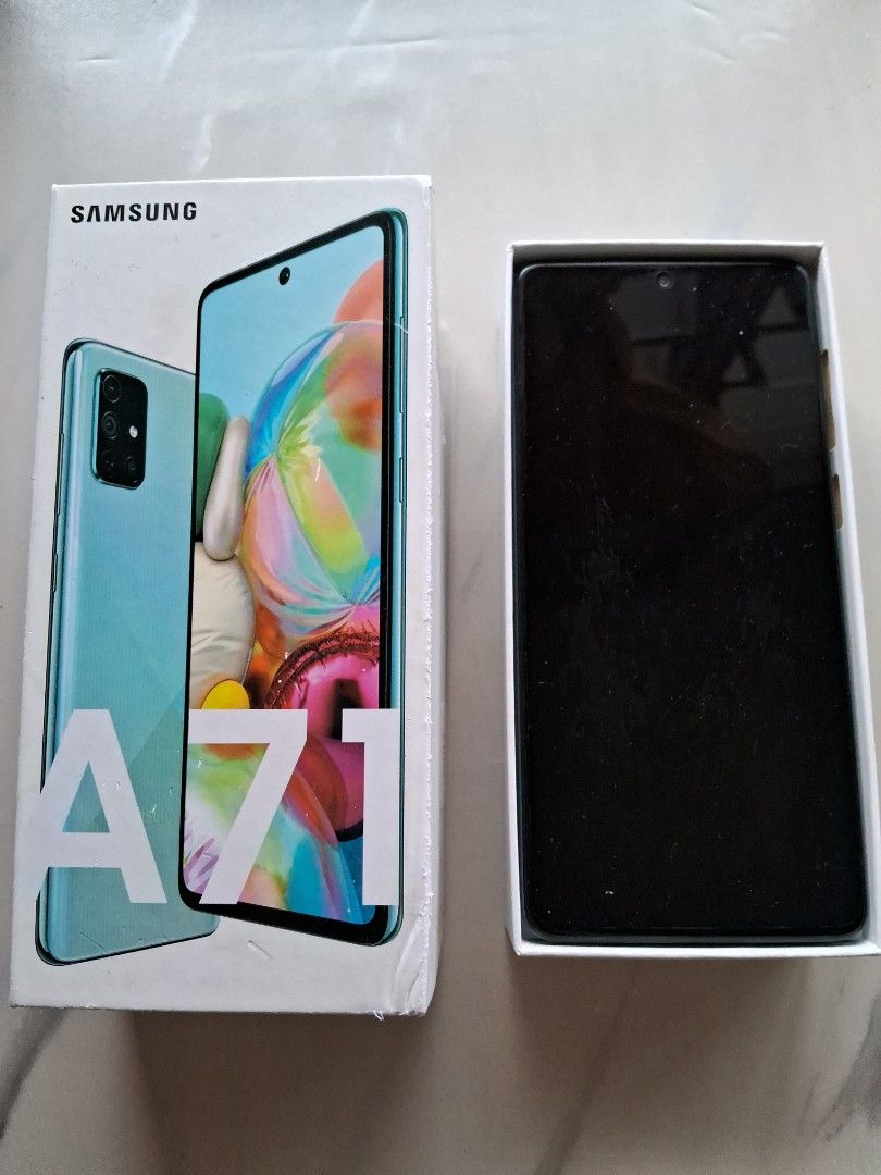 Samsung Samsung A71 Blue 128 GB, Mobile Phones & Gadgets, Mobile Phones ...