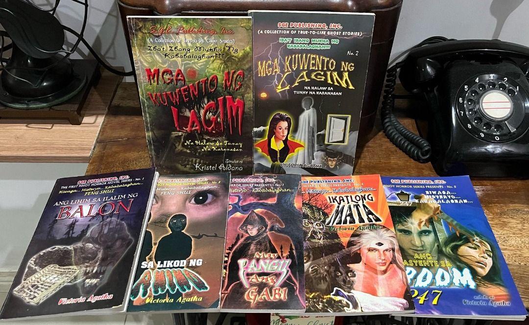 Set of seven (7) SGE Publishing Filipino Horror Books, Hobbies & Toys ...