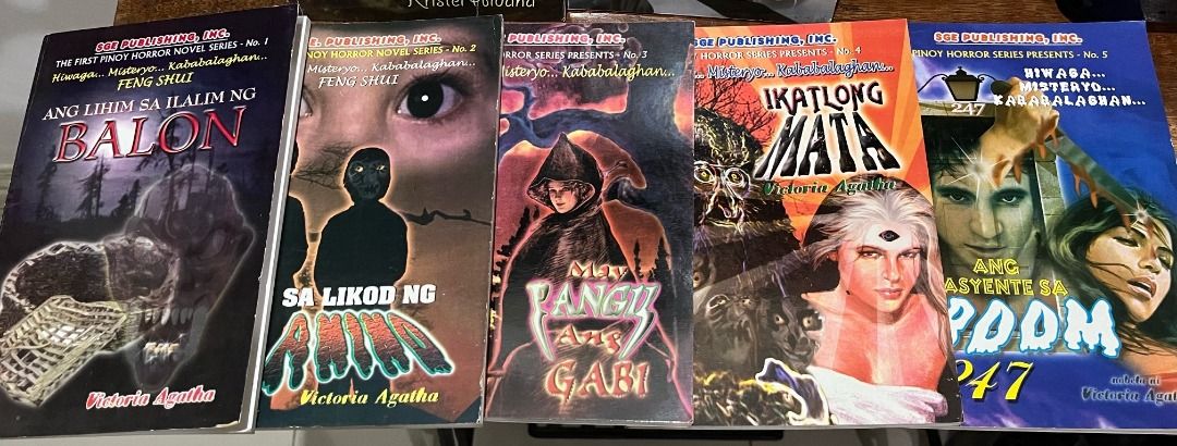 Set of seven (7) SGE Publishing Filipino Horror Books, Hobbies & Toys ...