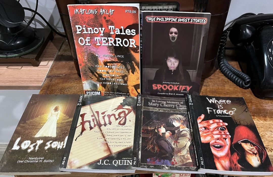 Set of Six (6) Pinoy Horror Books (PSICOM), Hobbies & Toys, Books ...