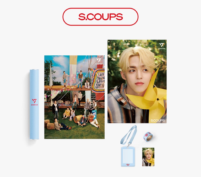 Seventeen Poster Set Scoups Jeonghan Joshua Jun Hoshi Wonwoo Woozi The8 ...