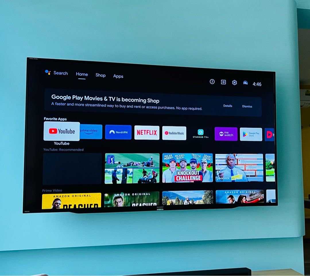 SHARP 4T-C60DK1X 60in Smart TV, TV & Home Appliances, TV ...