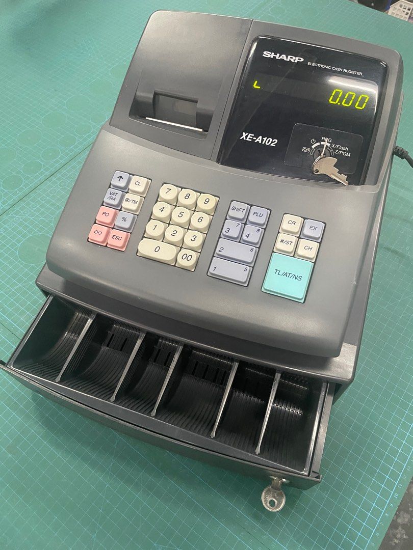 Sharp Electronic Cash Register, Computers & Tech, Office & Business Technology on Carousell