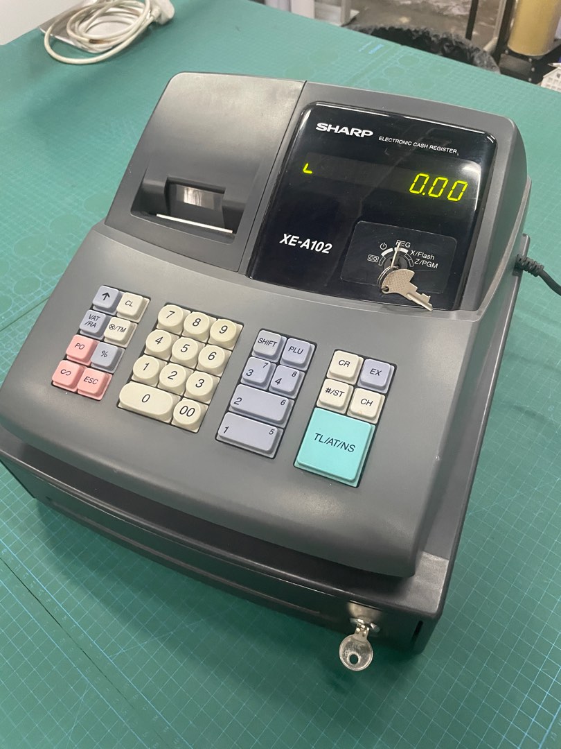 Sharp Electronic Cash Register, Computers & Tech, Office & Business Technology on Carousell