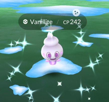 SHINY VANILLITE Pokemon Go, Video Gaming, Video Games, Others on Carousell