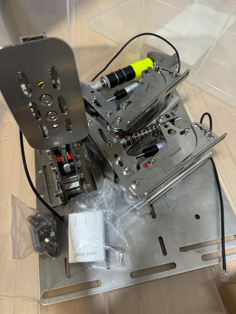 Simjack Pro (3 Pedal Set with Base Plate) (Sim Racing), Video Gaming ...