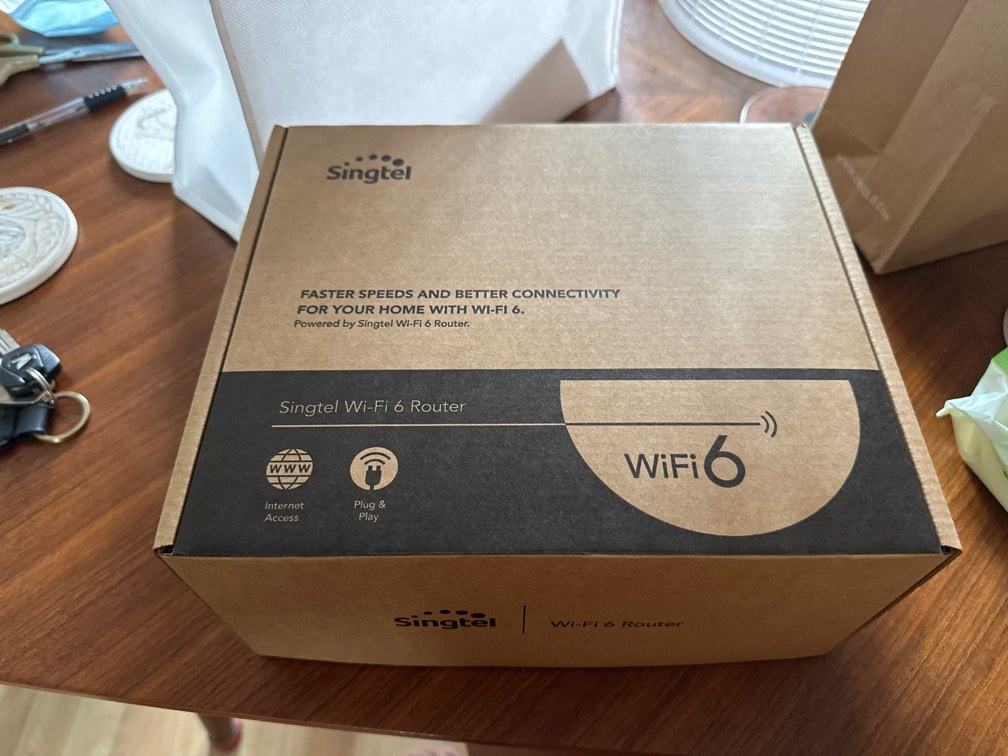 SingTel Wifi 6 AX5400 Router, Computers & Tech, Parts & Accessories ...