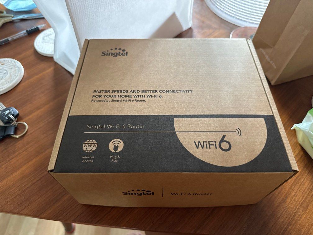SingTel Wifi 6 AX5400 Router, Computers & Tech, Parts & Accessories ...