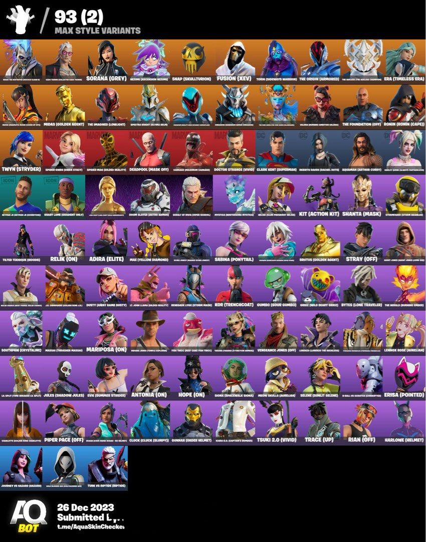 STACKED OG FORTNITE ACCOUNT FN URGENT, Video Gaming, Gaming Accessories ...