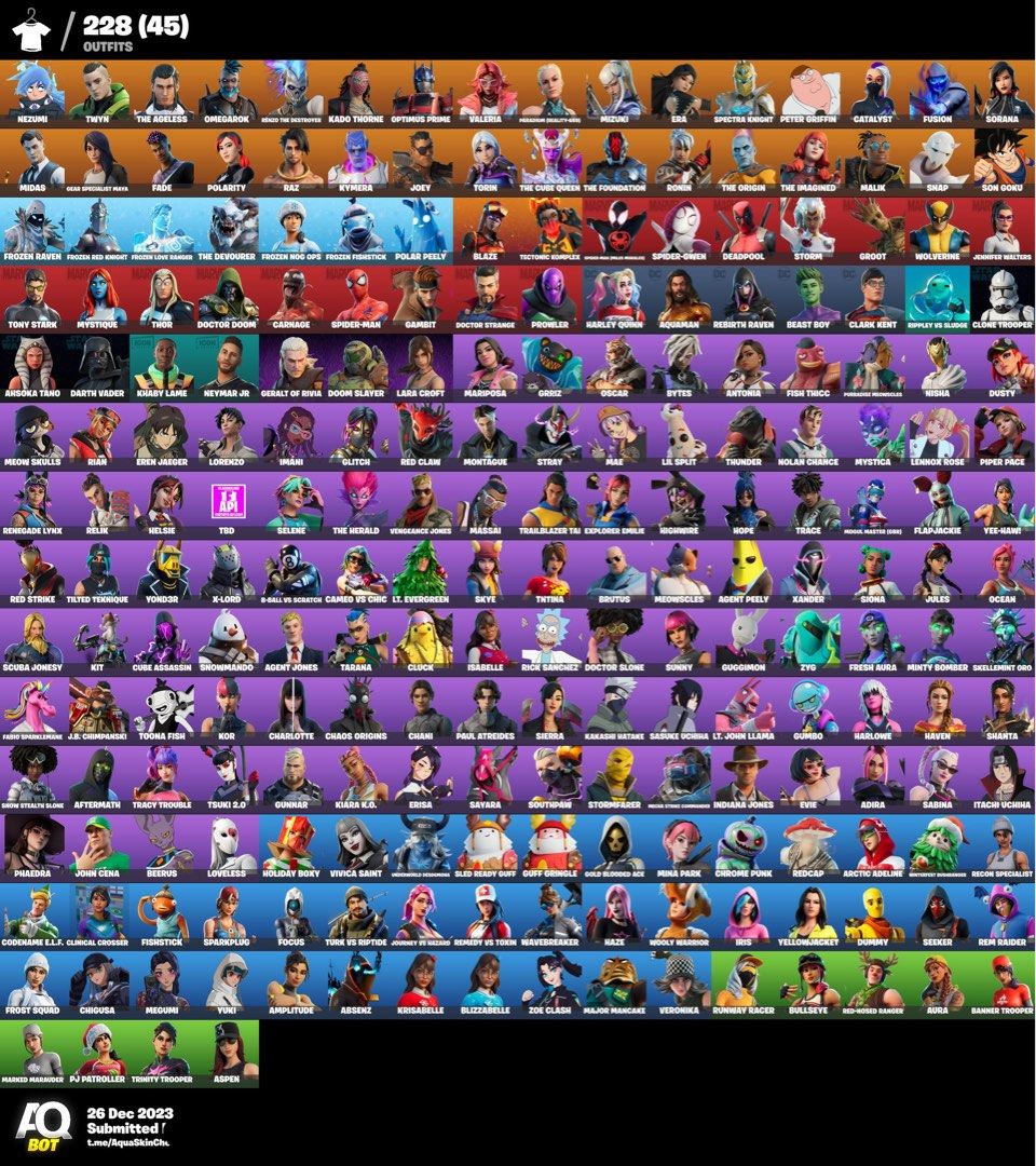 STACKED OG FORTNITE ACCOUNT FN URGENT, Video Gaming, Gaming Accessories ...