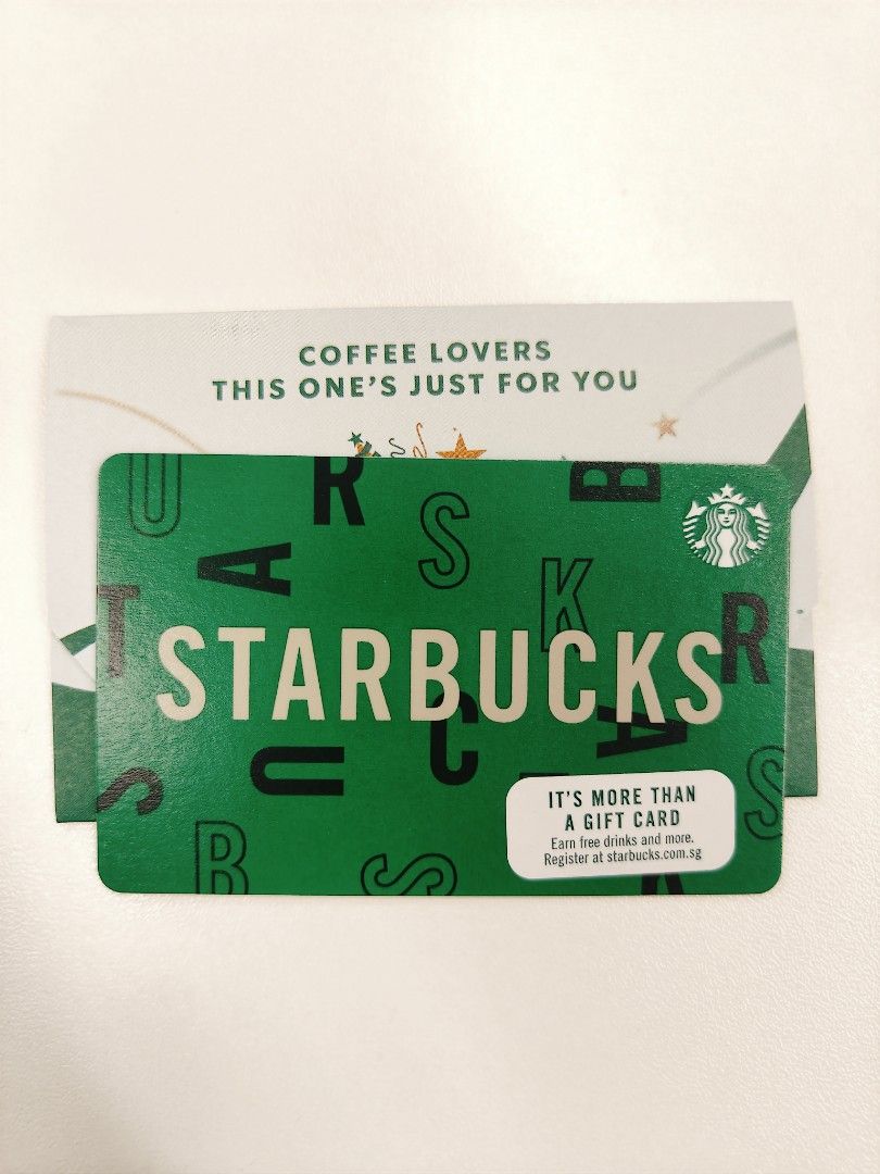 Starbuck gift card, Tickets & Vouchers, Store Credits on Carousell