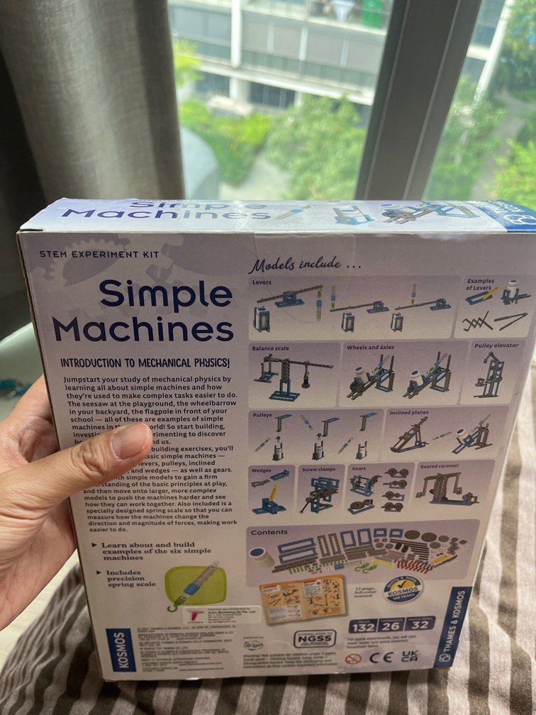 STEM Experiment Kit Thames & Kosmos Simple Machines Science Experiment ...