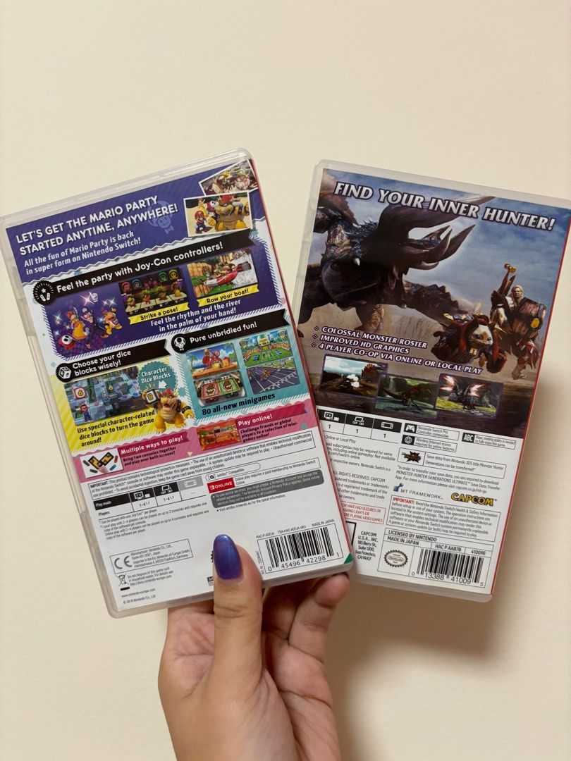 Super Mario Party + Monster Hunter Generations Ultimate Nintendo Switch ...