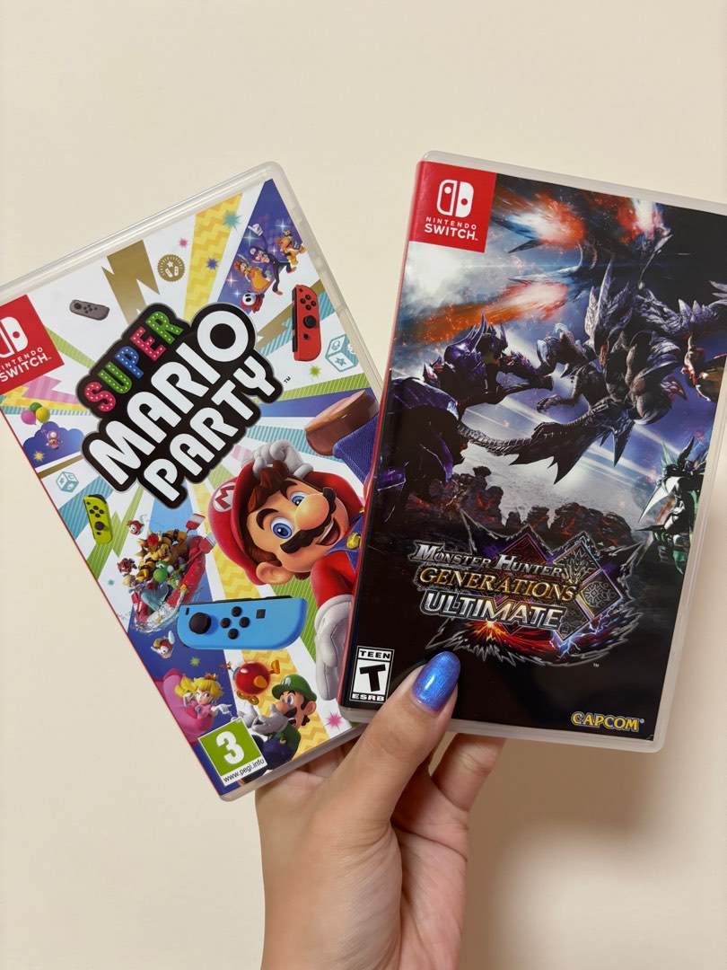 Super Mario Party + Monster Hunter Generations Ultimate Nintendo Switch ...