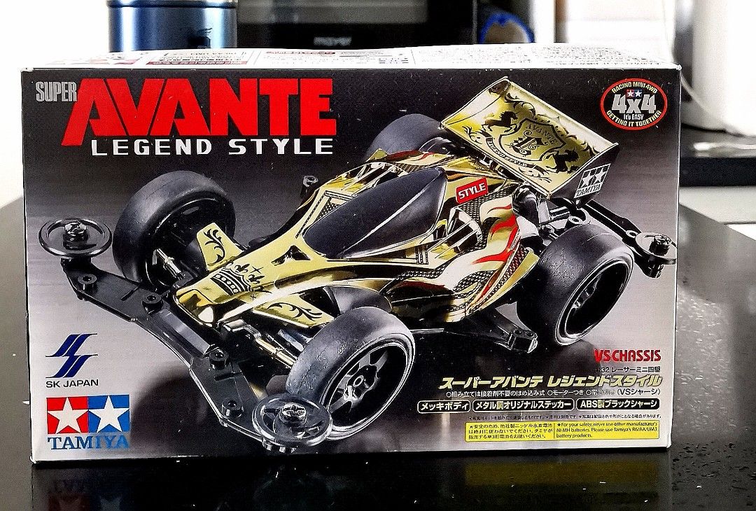 Tamiya mini 4wd Super Avante Legend Style (Silver), Hobbies & Toys ...
