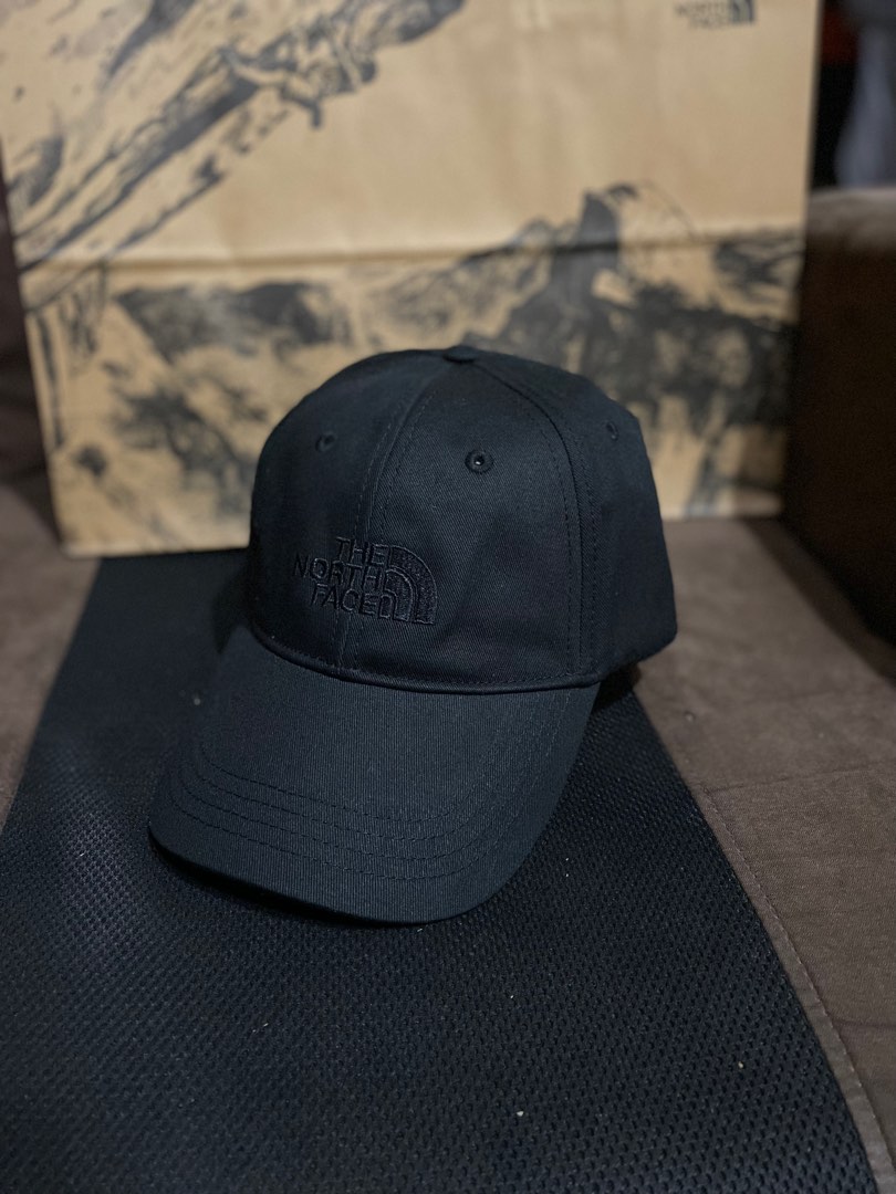 The North Face Black Black Cap, Men's Fashion, Watches & Accessories ...