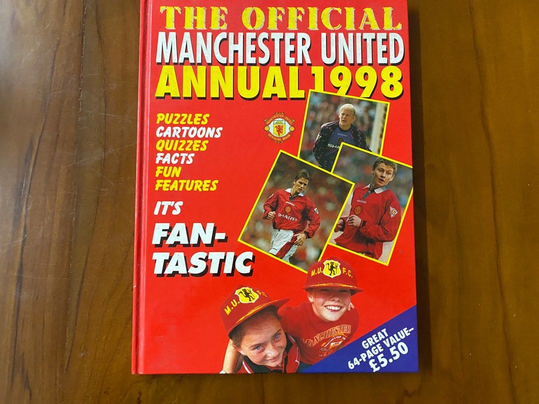 The Official Manchester United Annual 1998, Hobbies & Toys, Memorabilia ...