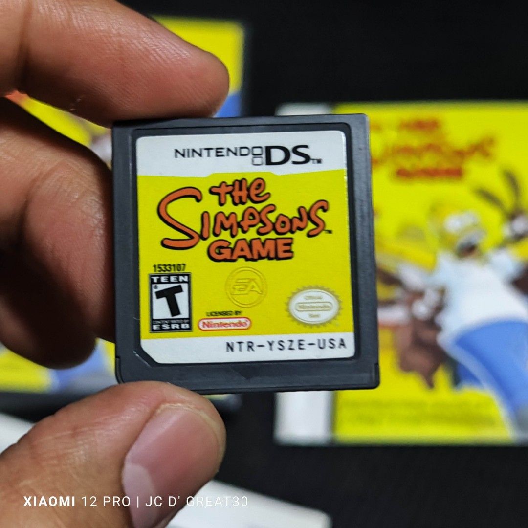 The Simpsons Game Ds Game Authentic, Video Gaming, Video Games ...