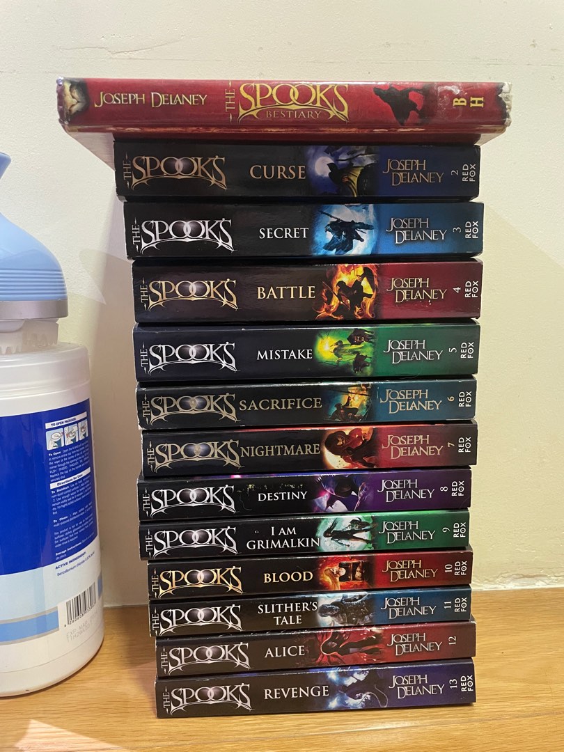 The spooks book series joseph delaney complete, Hobbies & Toys, Books ...