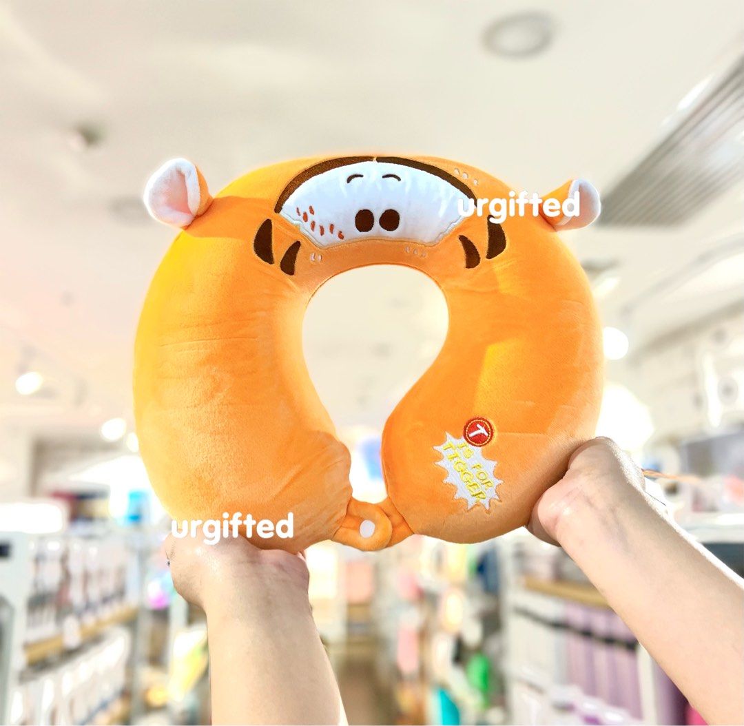 Tigger Neck Pillow by Miniso, Hobbies & Toys, Travel, Travel Essentials ...
